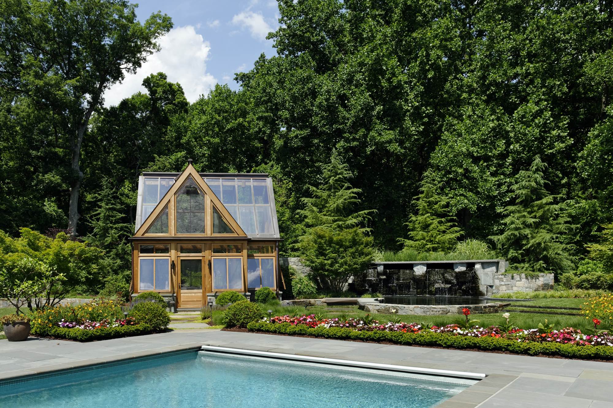 The Value of Adding a Water Feature to Custom Greenhouses | Tanglewood ...