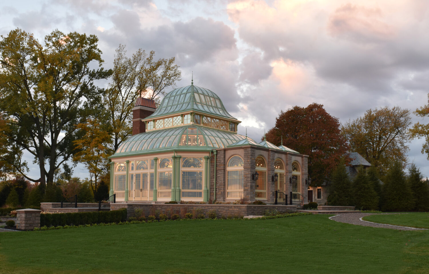 Custom Steel Palm House | Tanglewood Conservatories, Ltd.